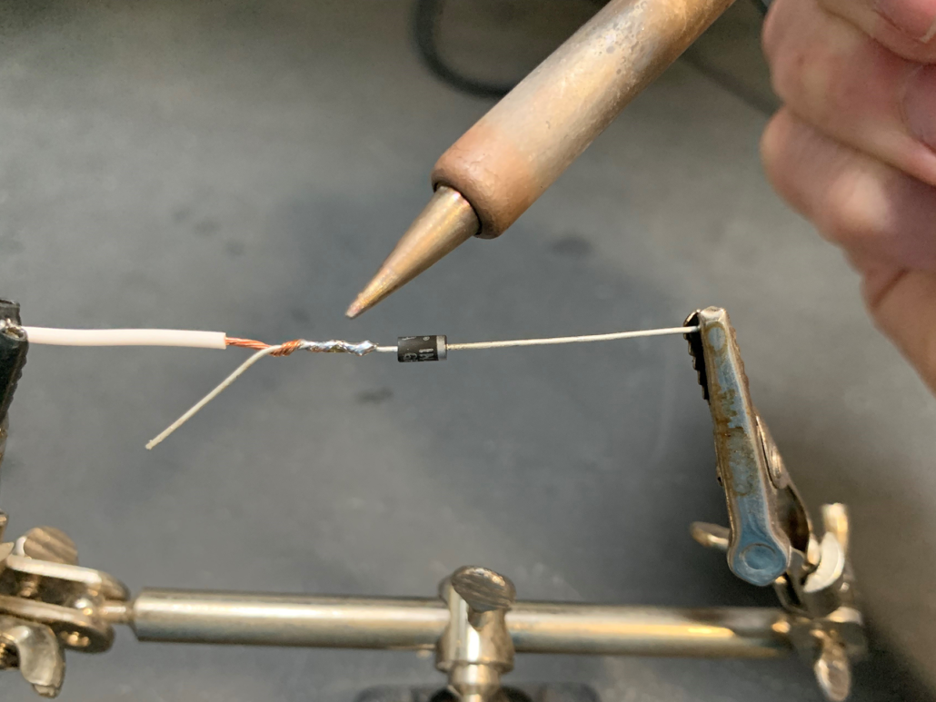 Soldering Components In-Line - Infinitybox