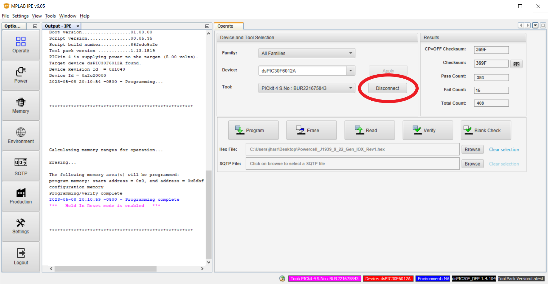 Programming with the Microchip PICKit 4 - Infinitybox